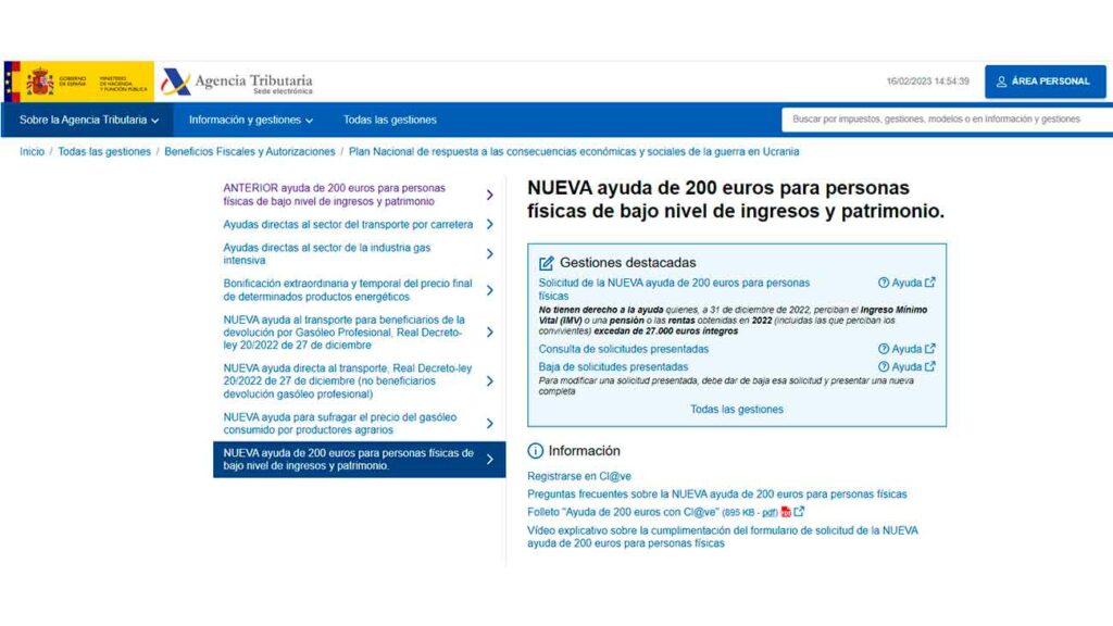 Guía para solicitar el Cheque de 200 euros - AlMinutoNoticias
