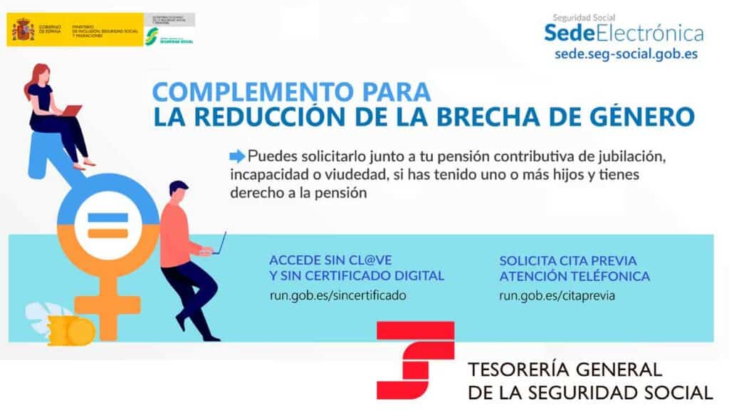 Cómo solicitar el Complemento para reducir la Brecha de Género junto a tu Pensión: Cuantías para ...