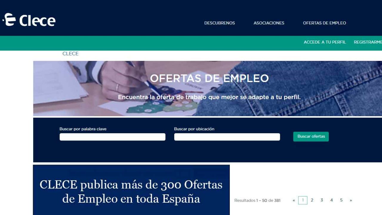 CLECE publica más de 300 Ofertas de Empleo en toda España: Estos son ...